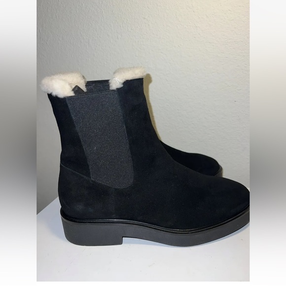 Stuart Weitzman | Shoes | Stuart Weitzman Alpine Suede Cozy Faux Fur ...